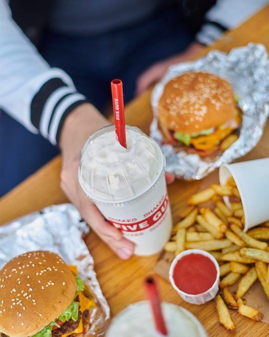 Five Guys launches Reese’s Peanut Butter Cups Shake